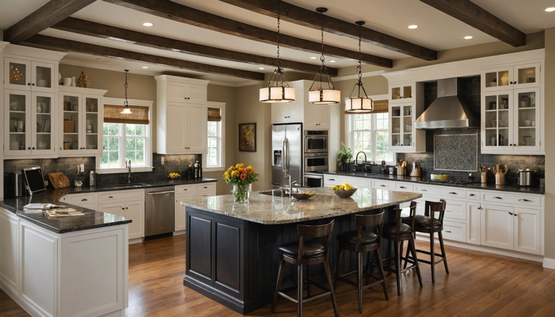 What are the advantages of an open kitchen layout for entertaining ...